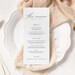 Wedding Food and Drink Menu Template Bundle | Minimalist, Editable Food ...