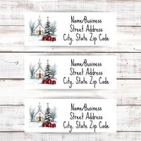 Holiday Return Address Labels - Etsy