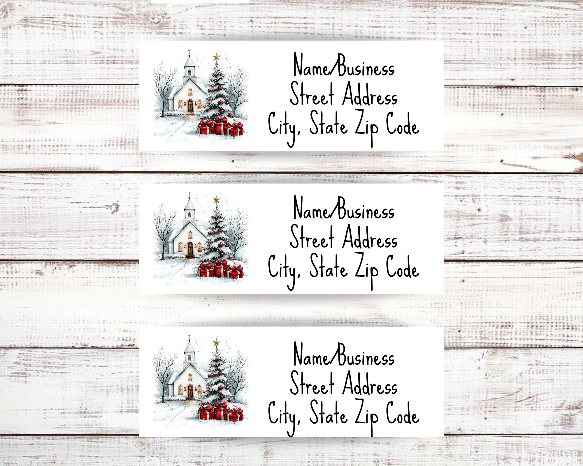 Religious Christmas Address Labels, Holiday Address Labels, Holiday ...