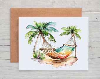 Beach Landscape Cards, Beach Note Cards With Envelopes, Summer ...