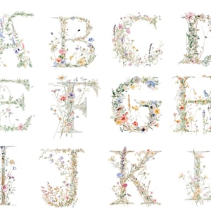 Personalized Floral Note Cards With Envelopes, Monogram Stationery for ...