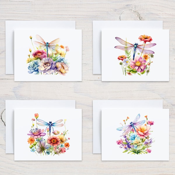 Dragonfly Note Cards - Etsy