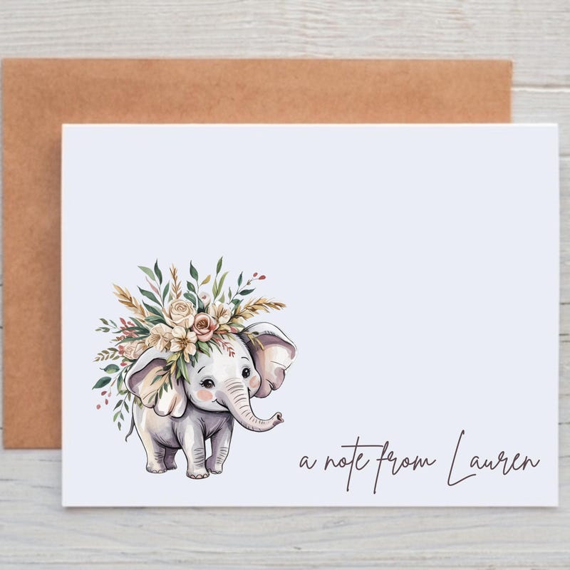 Elephant Cards - Etsy