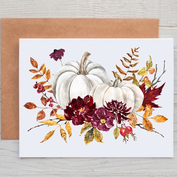 Fall Greeting Card - Etsy
