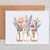 Watercolor Floral Cards Pack, Floral Note Cards for Women, Botanical ...