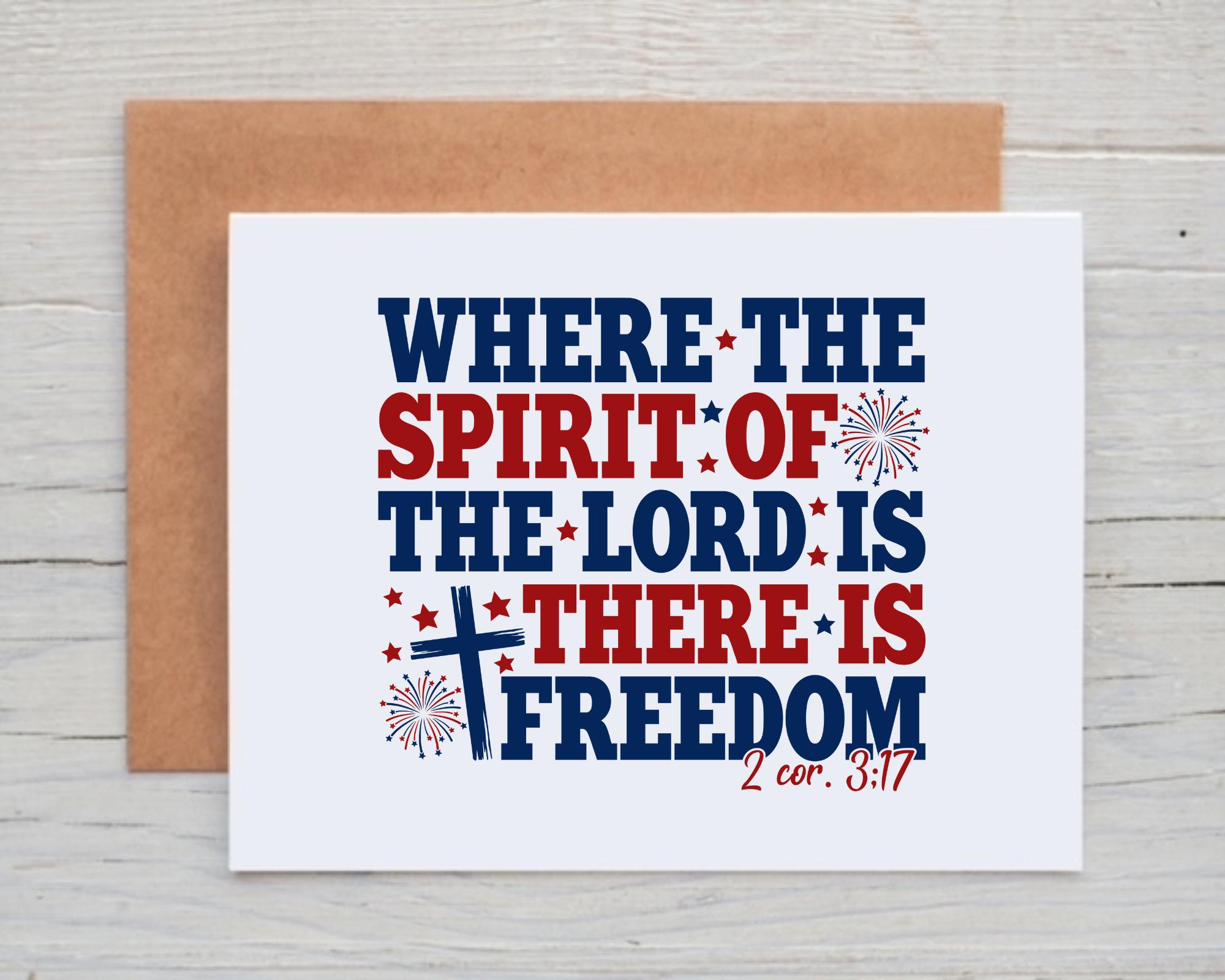 Patriotic Note Cards With Envelopes, 4th of July Card, Independence Day ...
