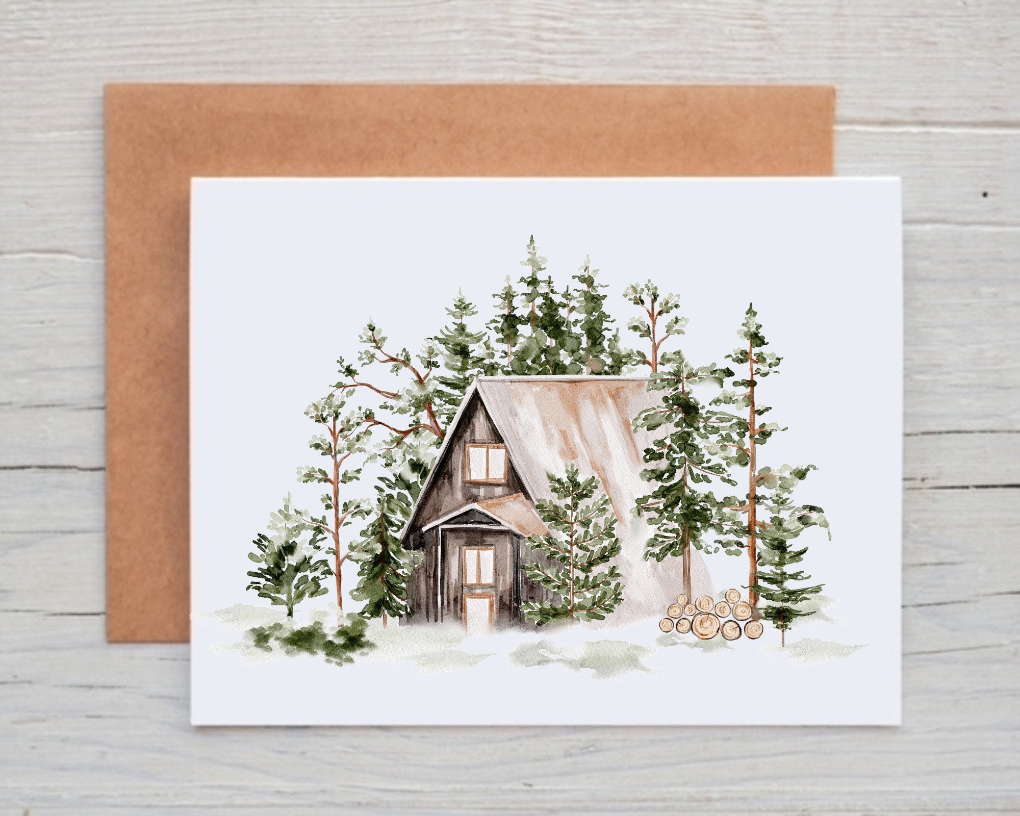 Winter Note Cards, Winter Stationery, Blank Cards With Envelopes ...