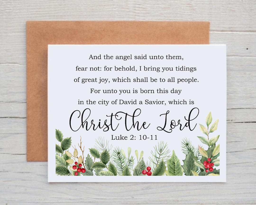 Religious Christmas Cards With Envelopes, Christian Christmas Cards ...