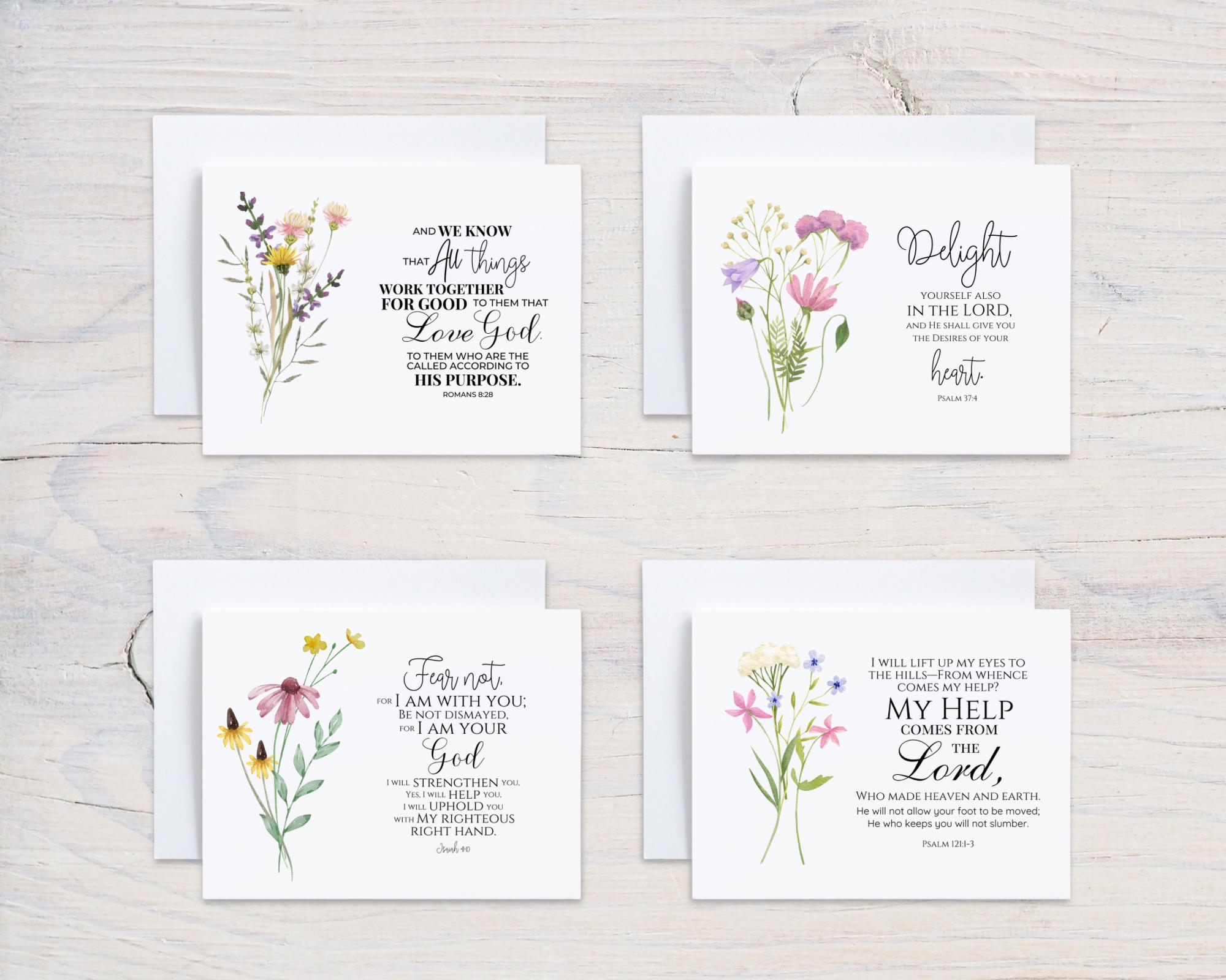 Christian Note Cards Variety Pack, Christian Cards Assortment Pack ...