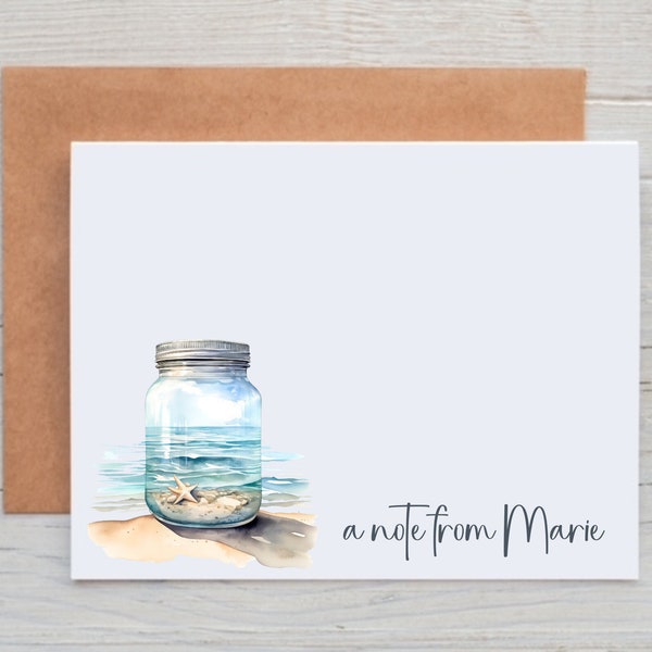 Beach Note Cards - Etsy