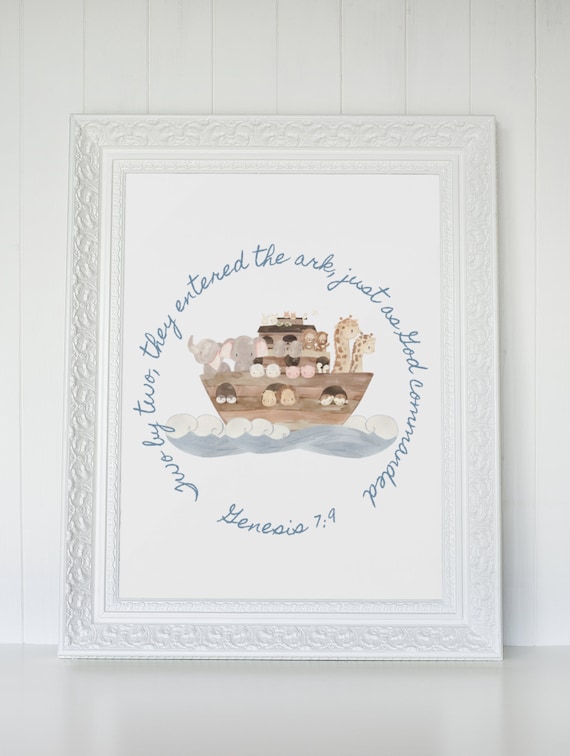 Noahs Ark Nursery/noahs Ark/christian Nursery Decor/christian | Etsy