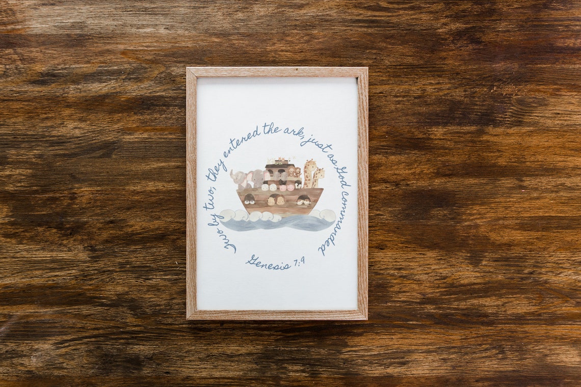 Noahs Ark Nursery/noahs Ark/christian Nursery Decor/christian - Etsy