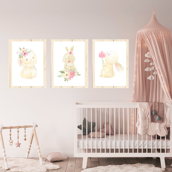Bunny Nursery Decor - Etsy