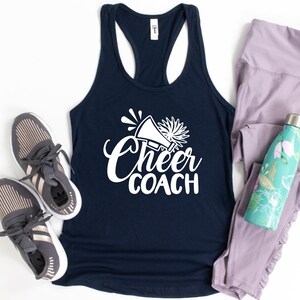 Cheer Coach Tank, Game Day Tank, Cheerleading Tank, Cheer Squad Tank ...