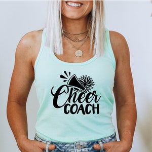 Cheer Coach Tank, Game Day Tank, Cheerleading Tank, Cheer Squad Tank ...
