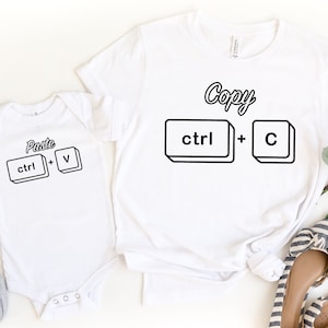 Copy Paste Shirt, Matching Shirts, Fathers Day Shirt, Father Son Shirts ...