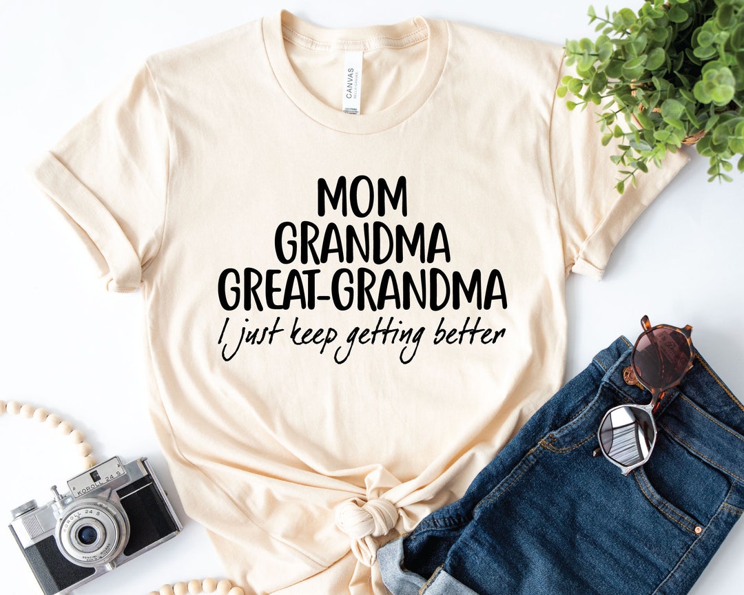 Mom Grandma Great-grandma Shirt, Multi-generation Family Tee, Mother ...