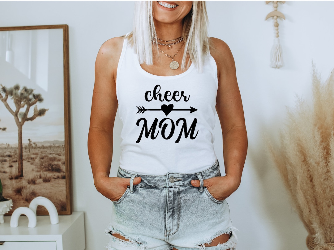 Cheer Mom Tank, Cheerleader Mom, Cheer Mom Tank, Mom Tank, Tank for ...