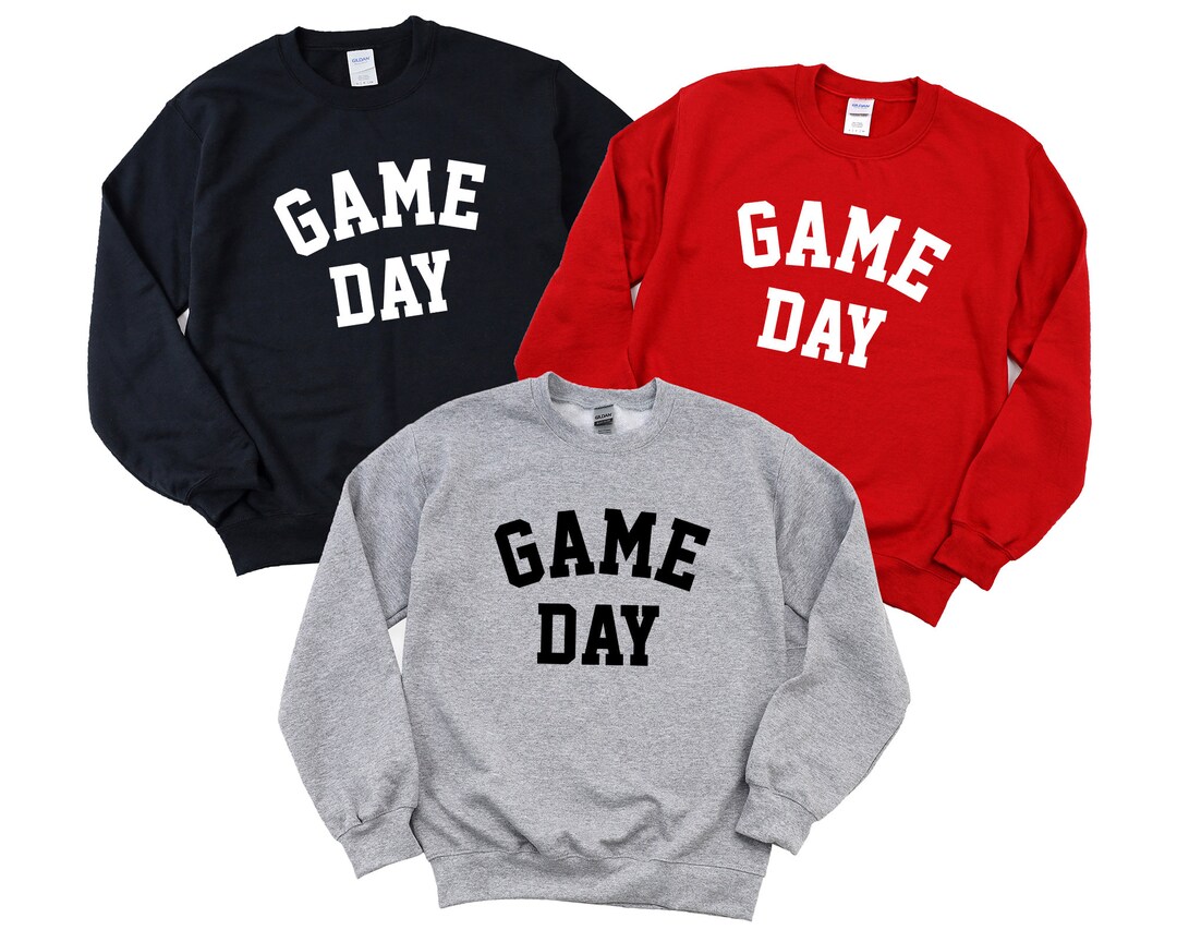 Game Day Sweatshirt, Game Day Football, Baseball Game, Sport Sweater ...