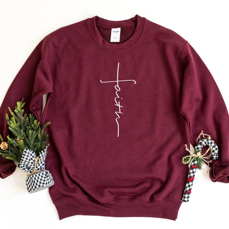 Cross Sweater - Etsy