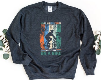 Old Man Bike Sweater - Etsy