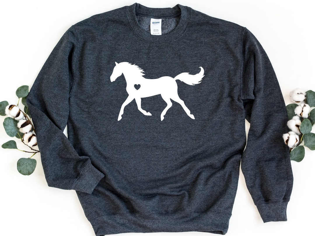 Horse Sweatshirt, Horse Lover Gift, Horse Sweater, Horse Owner Gift ...