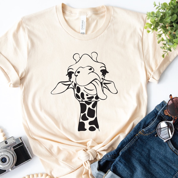 Giraffe T Shirt - Etsy