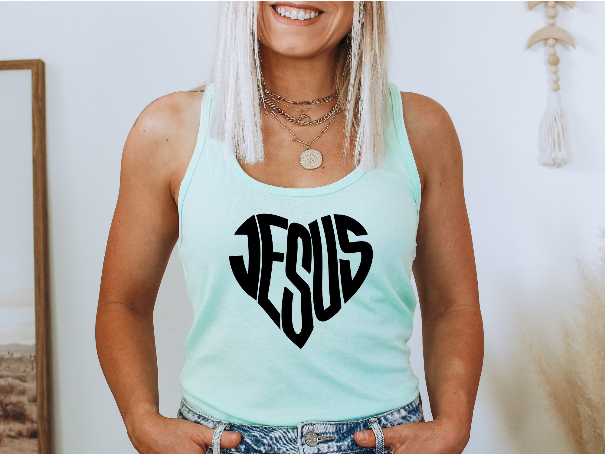Jesus Tank Christian Tank Religious Tank Christian Baptism | Etsy UK