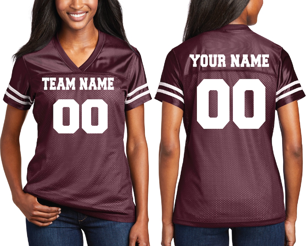 Personalized Football Jersey, Make Your Own Name and Number Jersey ...