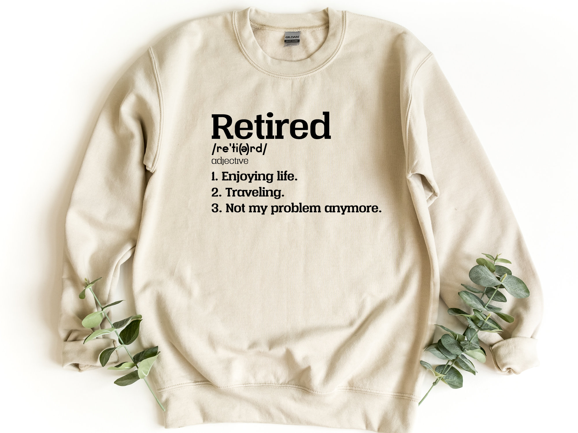 Retired Sweatshirt Retirement Gift Retiree Sweater Retiree - Etsy