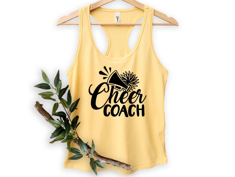 Cheer Coach Tank, Game Day Tank, Cheerleading Tank, Cheer Squad Tank ...