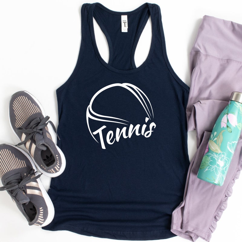 Tennis Graphic Tank Top - Etsy