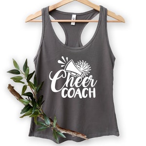 Cheer Coach Tank, Game Day Tank, Cheerleading Tank, Cheer Squad Tank ...