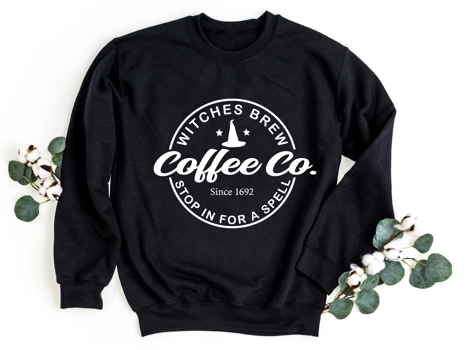 Witches Brew Sweatshirt Halloween Sweatshirt Funny Coffee Co - Etsy