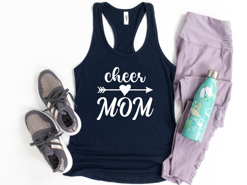 Cheer Mom Tank, Cheerleader Mom, Cheer Mom Tank, Mom Tank, Tank for ...