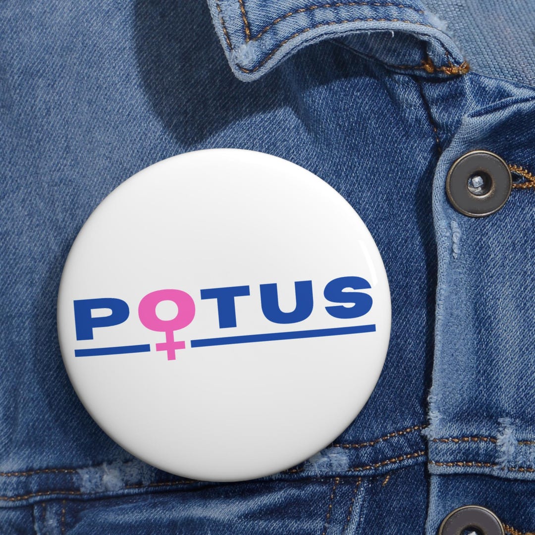 POTUS Female President Feminist Campaign Button for Kamala - Etsy