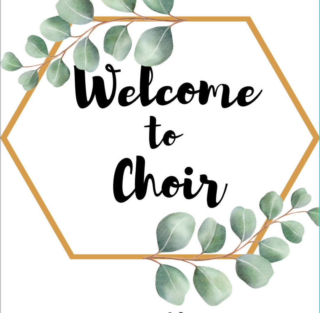 Welcome to Choir Brochure - Etsy