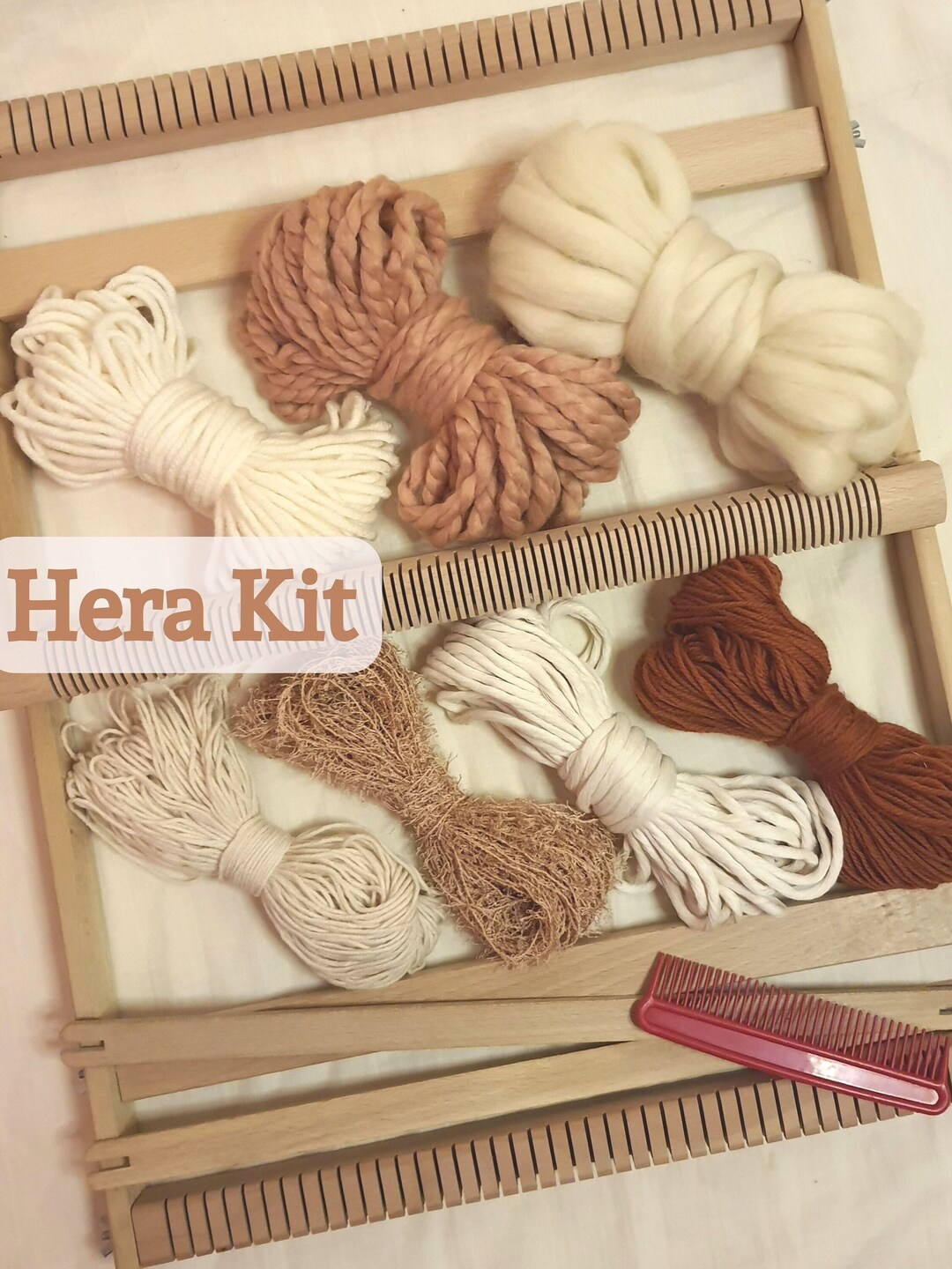 Modern Weaving Starter Kit, Weaving Loom SetWeaving Wool Pack, Weave ...
