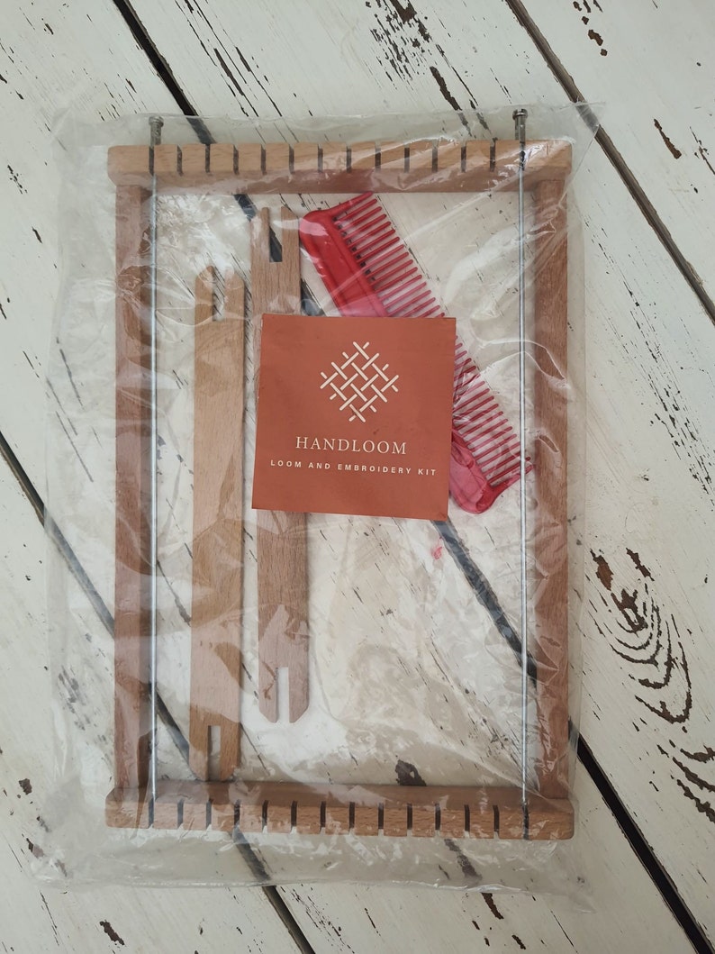 Footed Weaving Loom Set, Modern Weaving Starter Kit, Weave Frame Loom ...