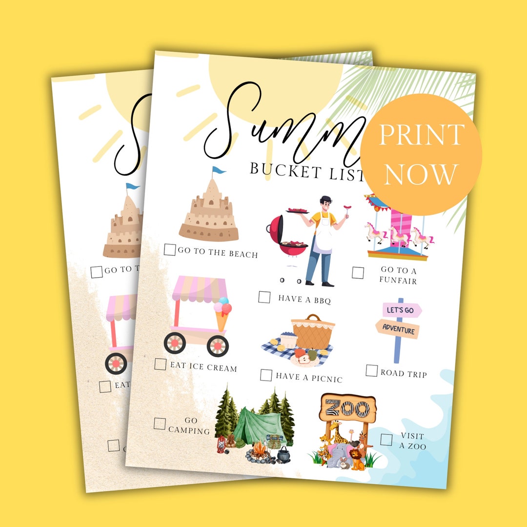 Summer Bucket List for Kids: Fun Activities, Outdoor Adventures ...