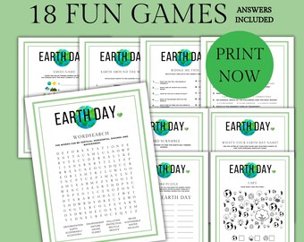 Earth Day Games Bundle, Earth Day Classroom Activities, Earth Day ...