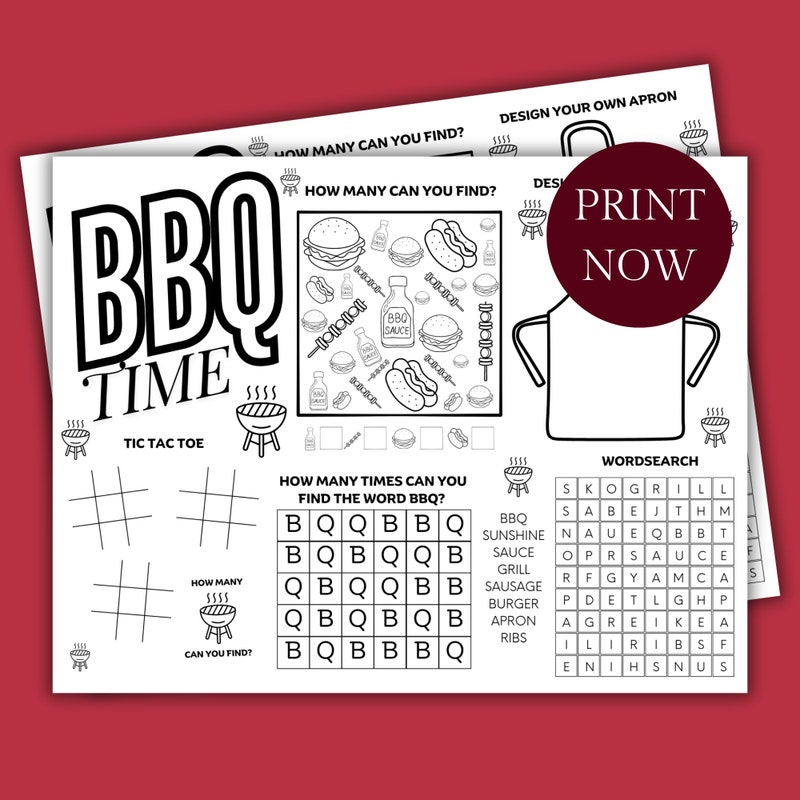 Bbq Games - Etsy