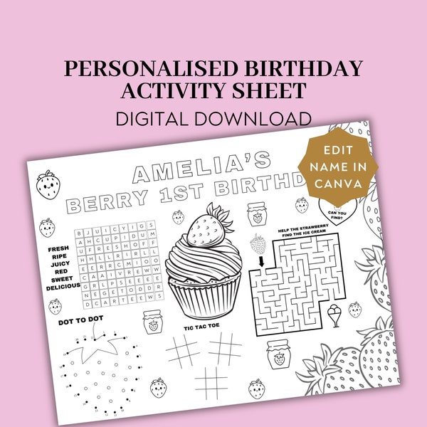 Berry Sweet Party - Etsy