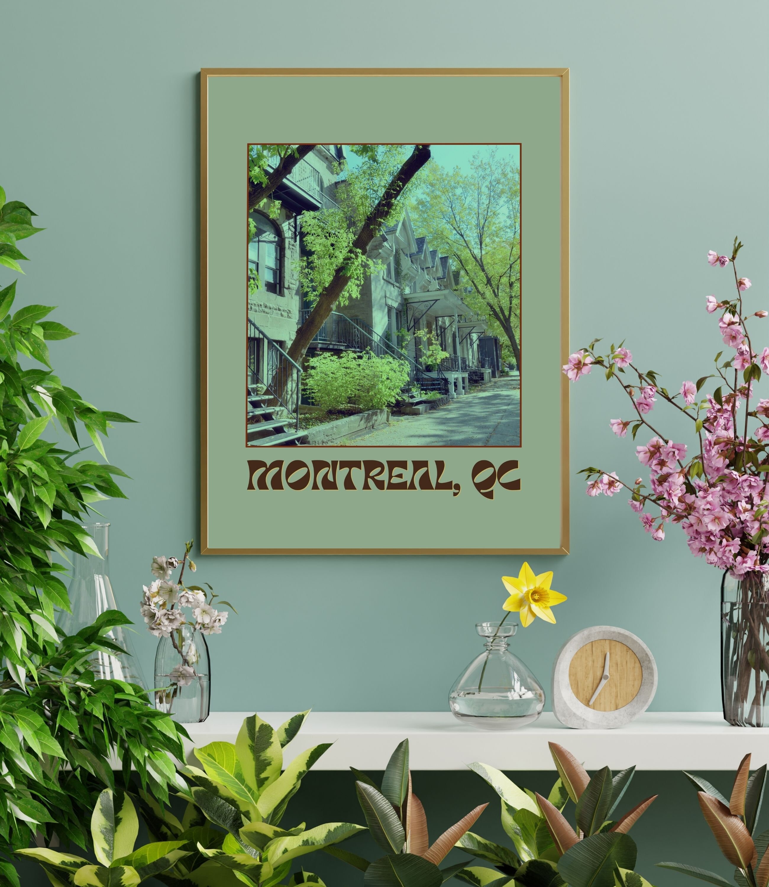 Montreal Wall Art: Large Printable Art Poster, Montreal Art Print ...