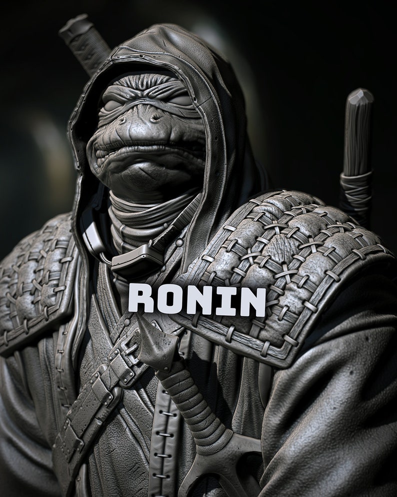 3D Printed Bust of the Last Ronin - Etsy