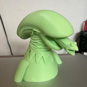 Kermit the Xenomorph 3D Printed Model by Hex3d - Etsy