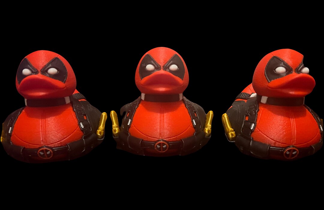 3D Printed Deadpool Duck - Etsy