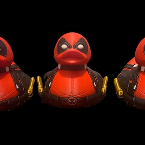 3D Printed Deadpool Duck - Etsy