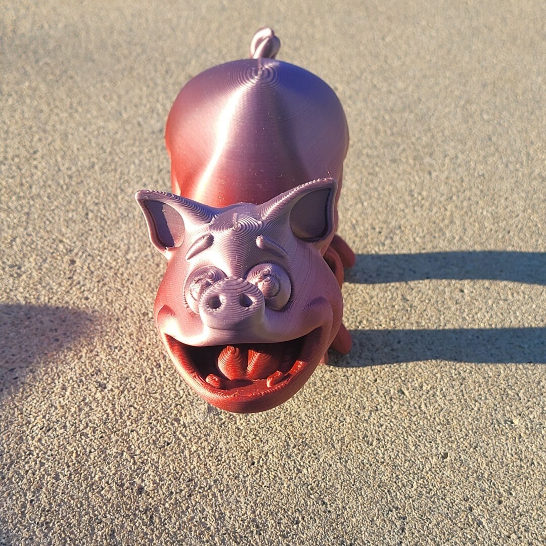 Articulated Flexi Factory Pig (3D Printed) - Etsy