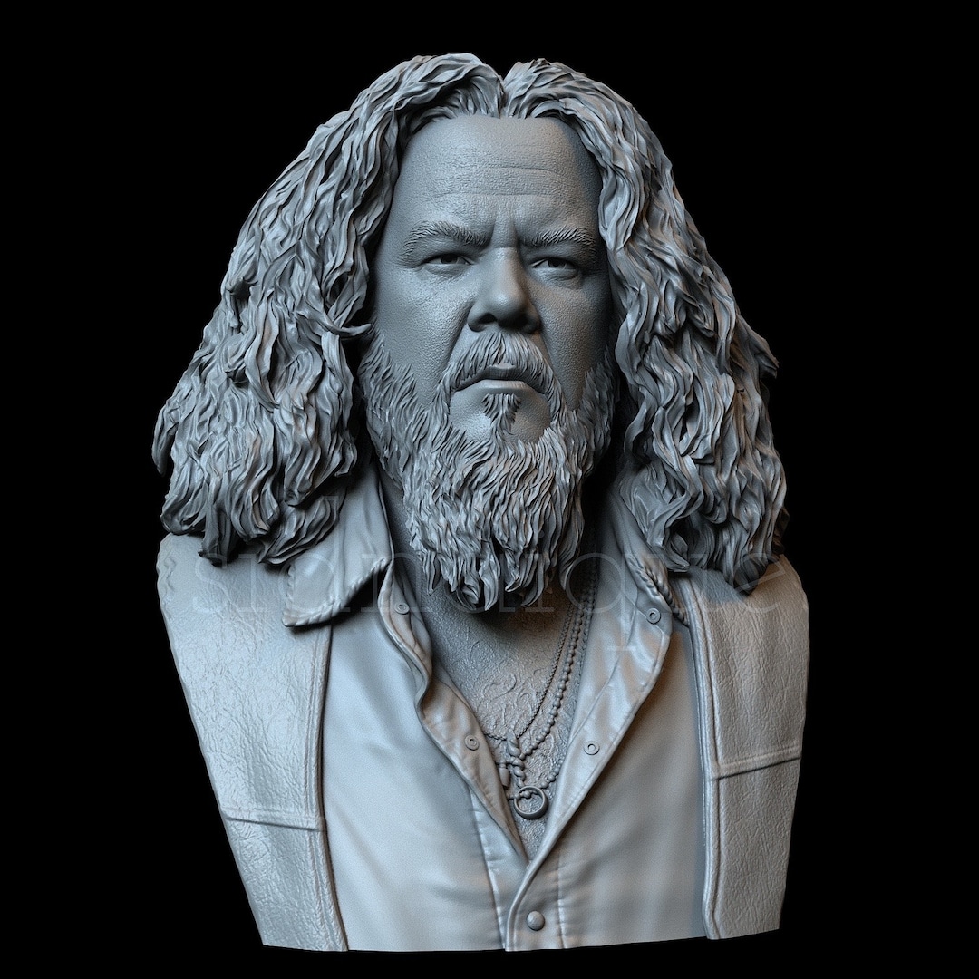 3D Printed Bust of Mark Boone Jr as Bobby “elvis” Munson From Sons of ...